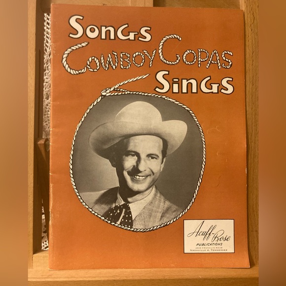 Other | Songs Cowboy Copas Sings Sheet Music Lyrics Photos Vocal | Poshmark